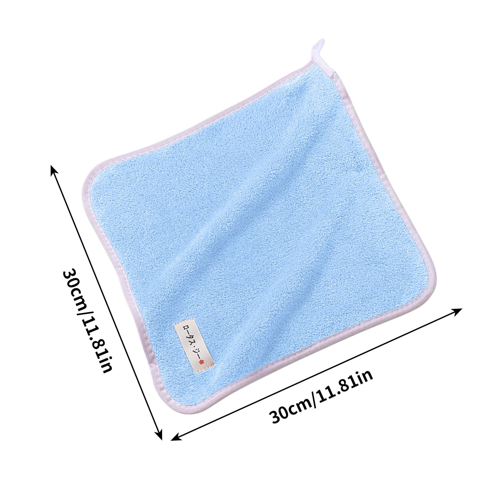 Washcloth Small Hand Towels for Face Body Bathroom, 11.8"x11.8" Super ...