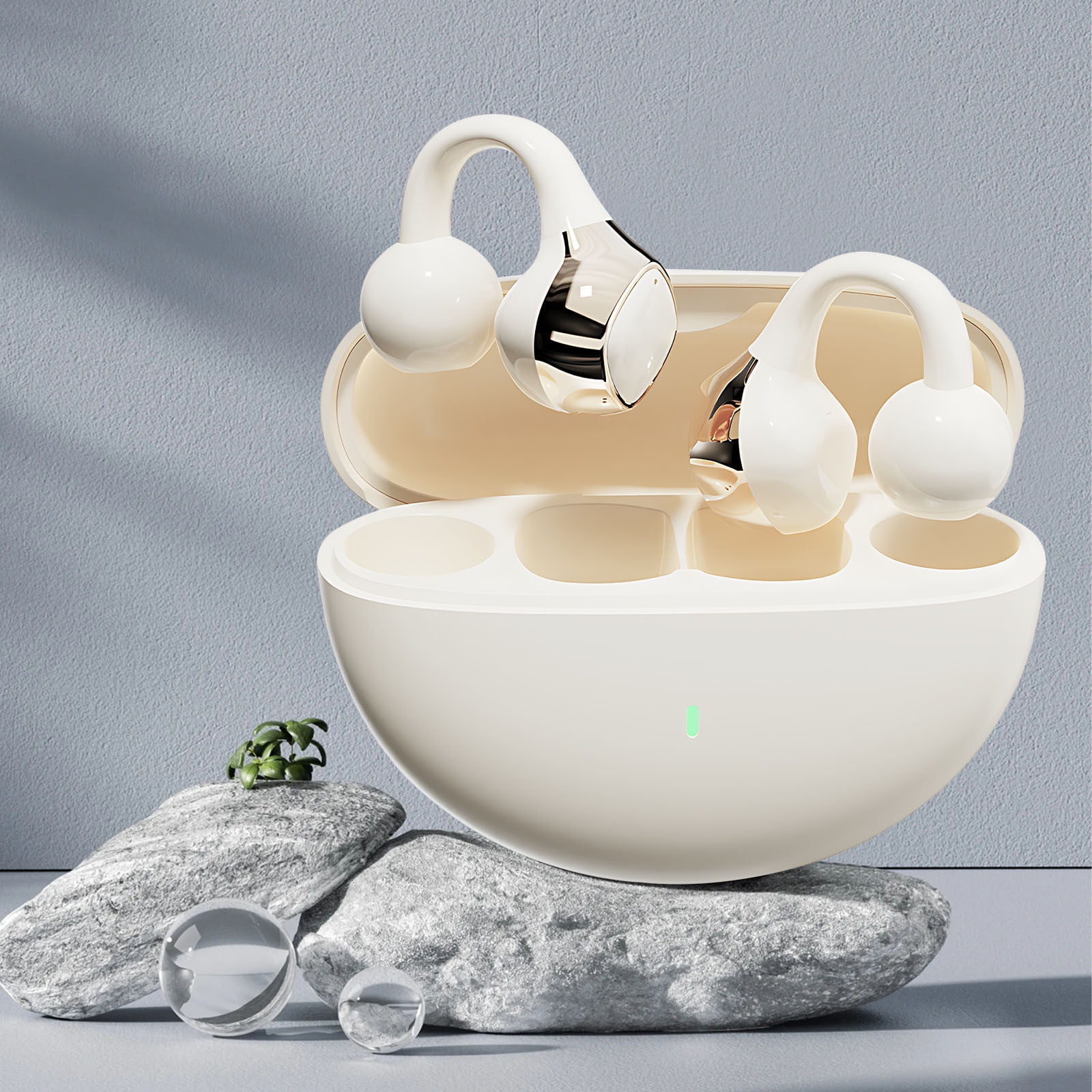 Wireless Ear Clip Bluetooth Headset with Open Ear Design for Running ...