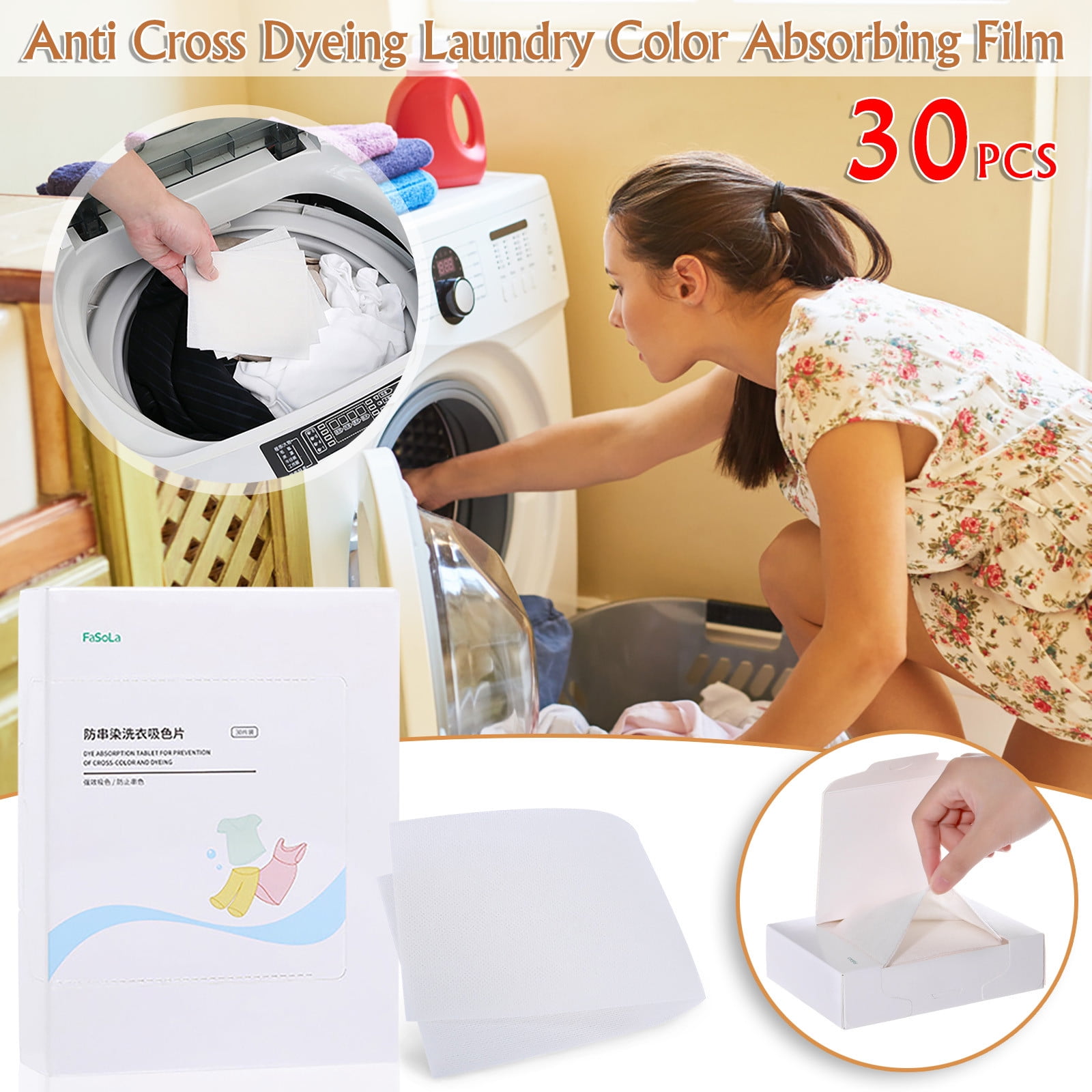 Color Dye Catchers for Laundry, Super Absorption Color Trapping Sheets ...
