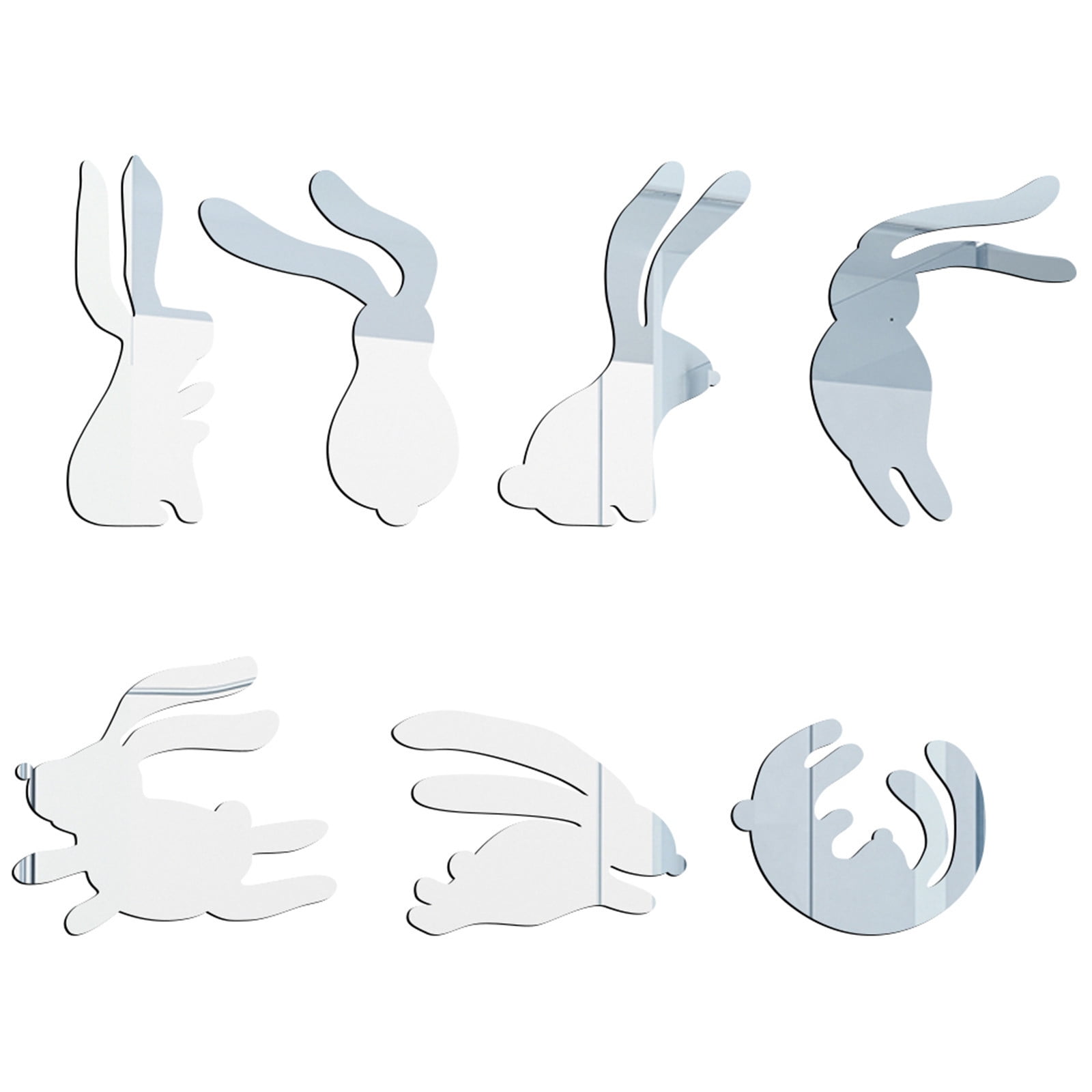 COMTOA Easter Wall Decorations: Happy Easter Eggs Bunny Flower 3D ...