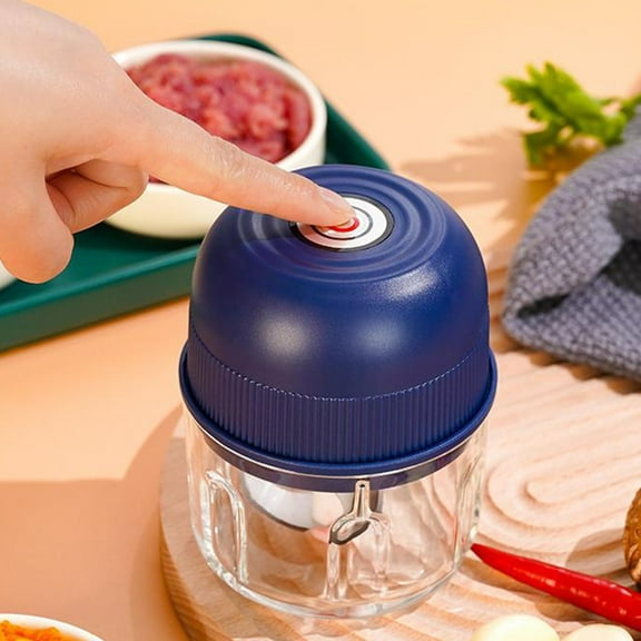 Electric Garlic Chopper, Electric Food Chopper 350ML Cordless Mini Food ...