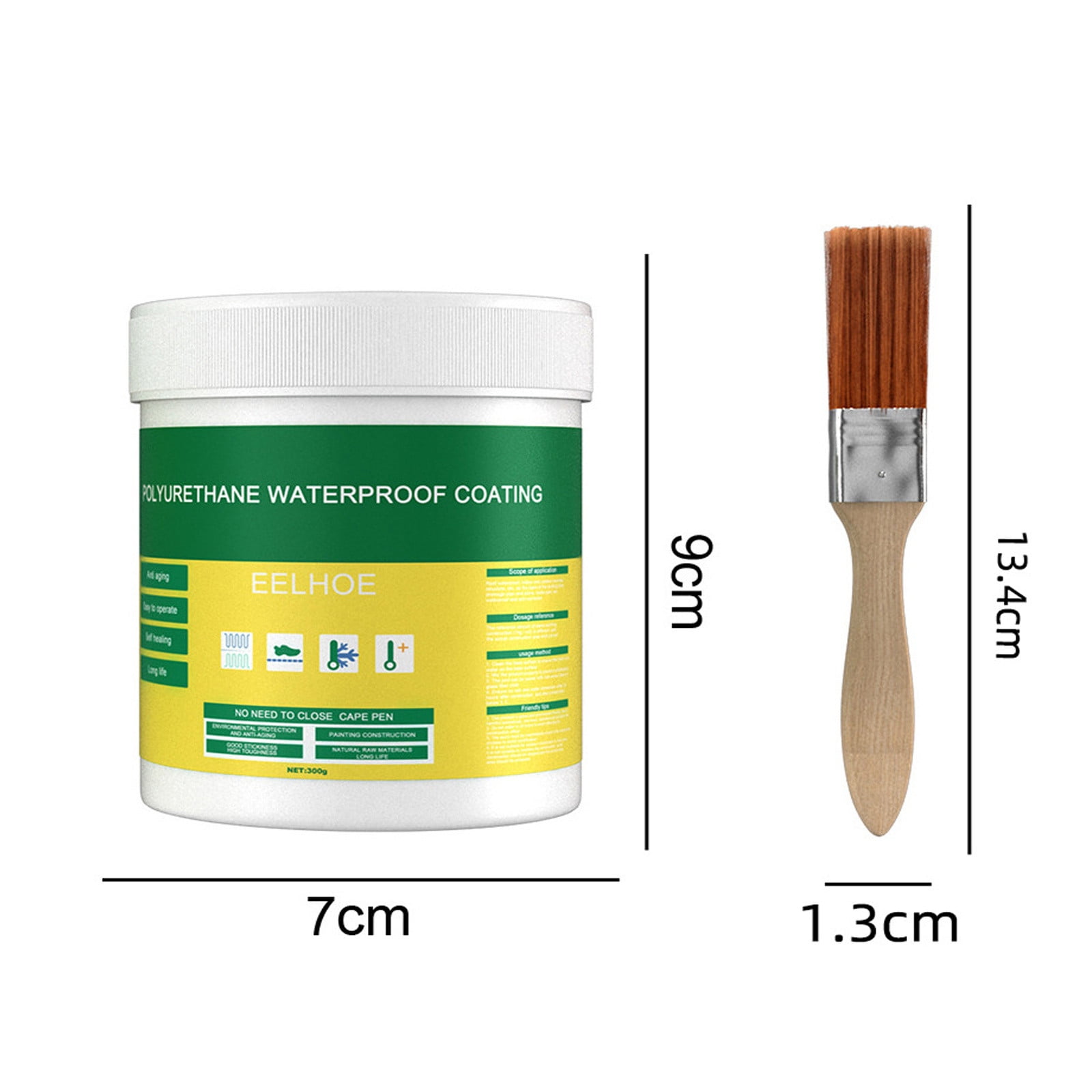 Liquid Waterproof Sealant White , Endhokn Wall, Bathroom, Roof, etc ...
