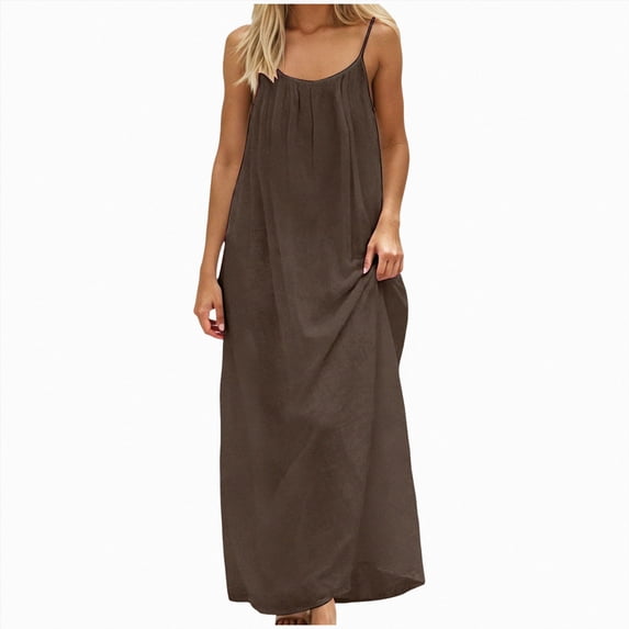 COMVALUE Backless Cami Dress, House Dress Backless Dress, Cami Lounge ...