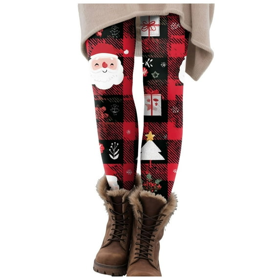 COMVALUE Christmas Leggings for Women Funny Graphic Legging Fall Winter ...