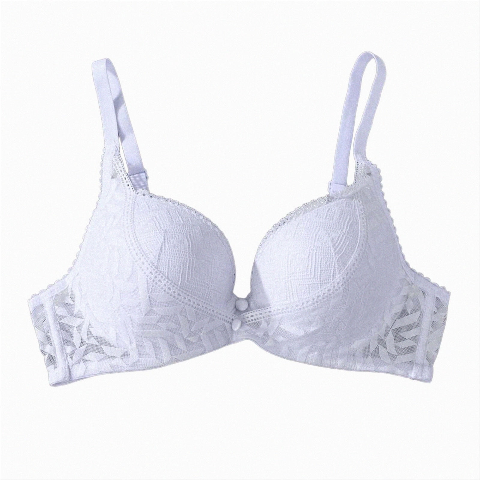 COMVALUE Color Print T-Shirt Bras (White, 70C) - Walmart.com