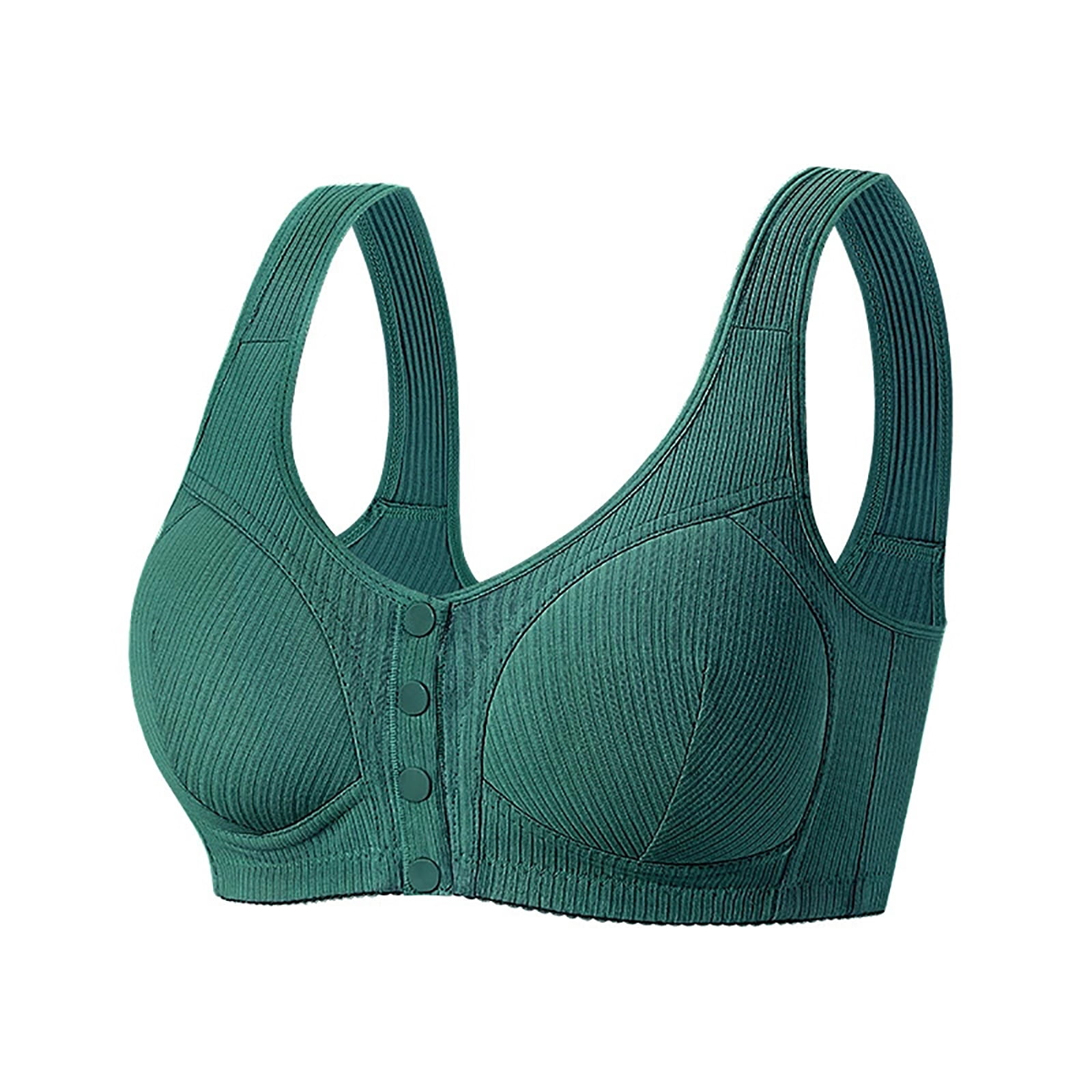 COMVALUE Daisy Bra for Seniors 2026 Front Snap Closure Bras, Front ...