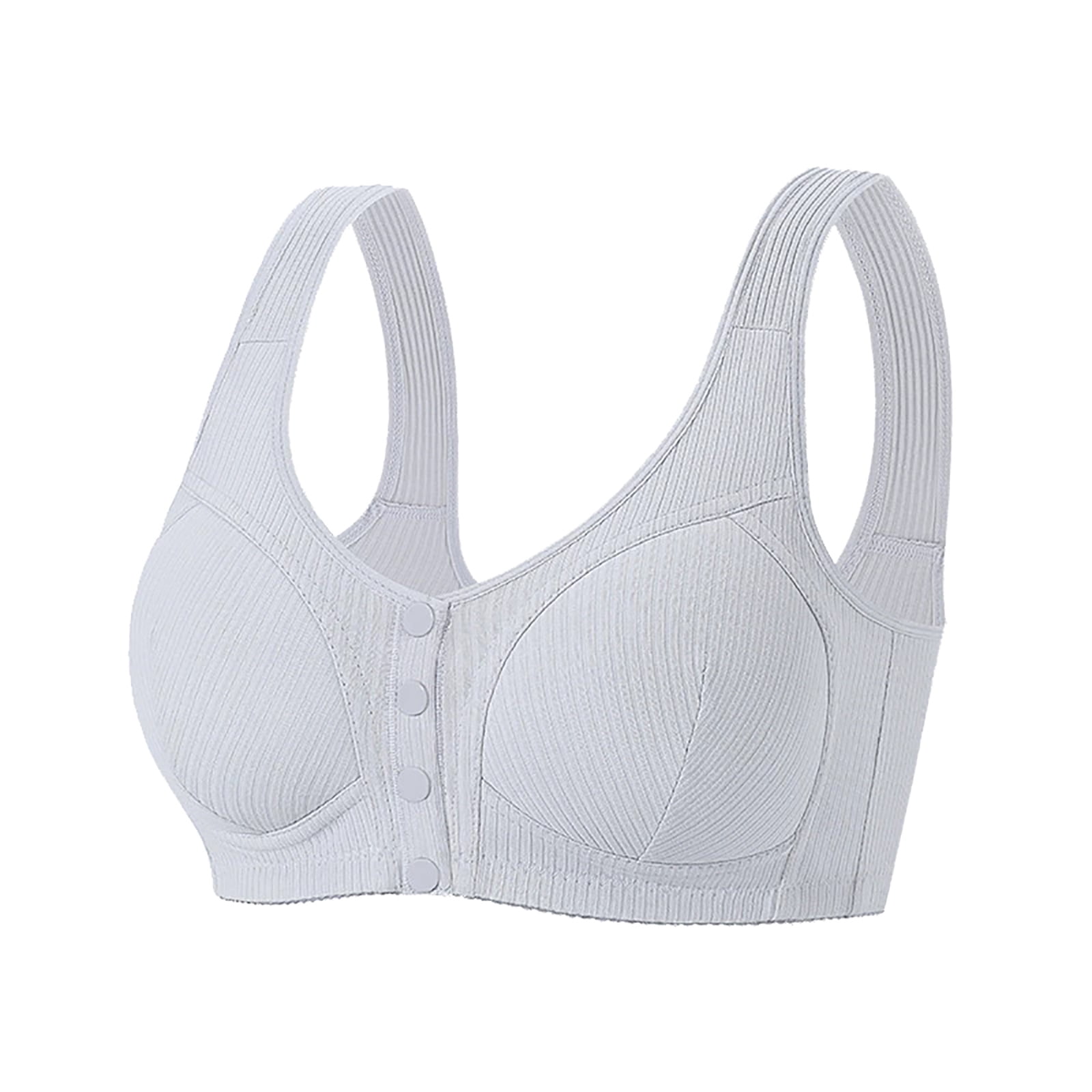 COMVALUE Daisy Bra for Seniors Front Snap Closure Bras Front Snaps ...