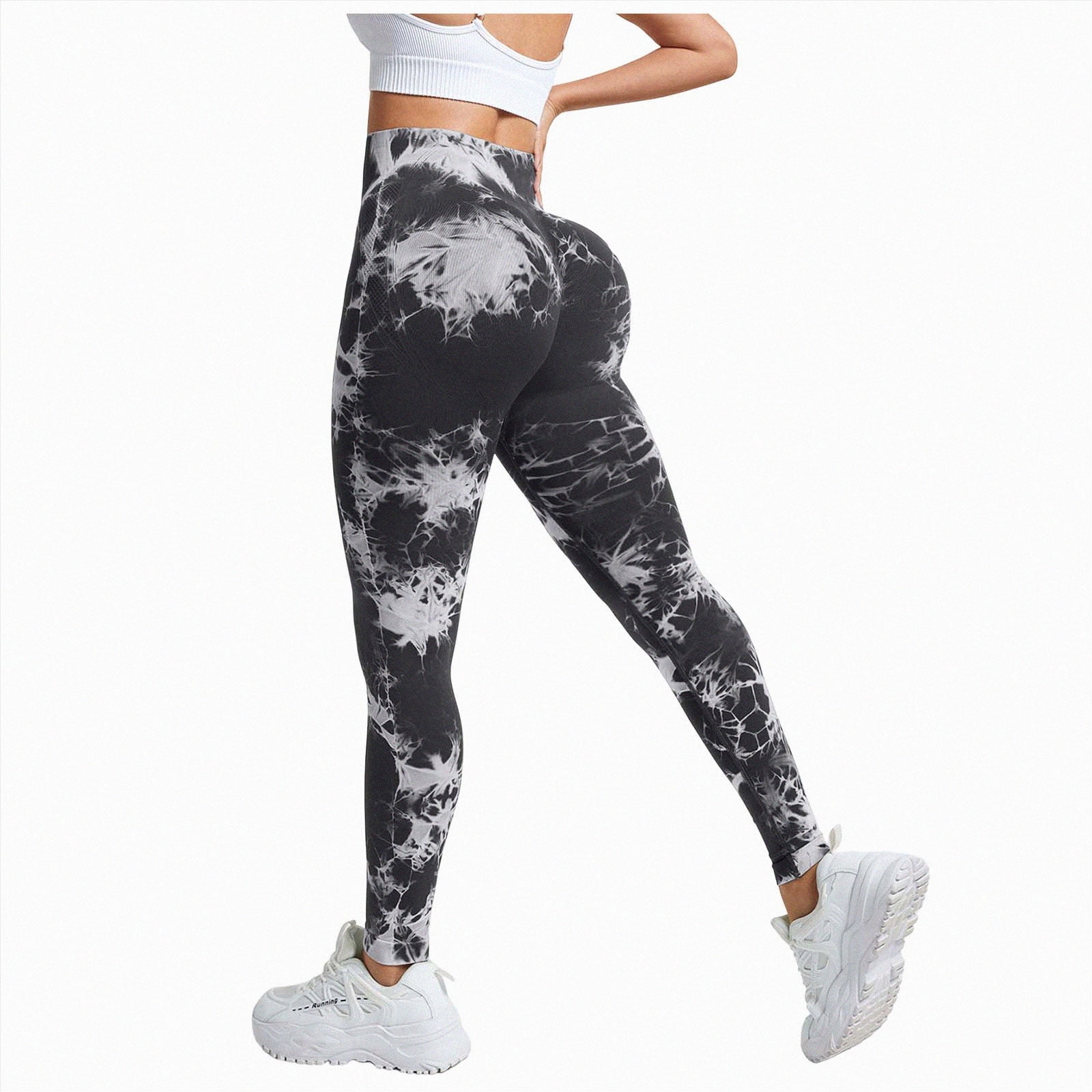COMVALUE Dream Collection Workout Women High Waist Seamless Scrunch ...