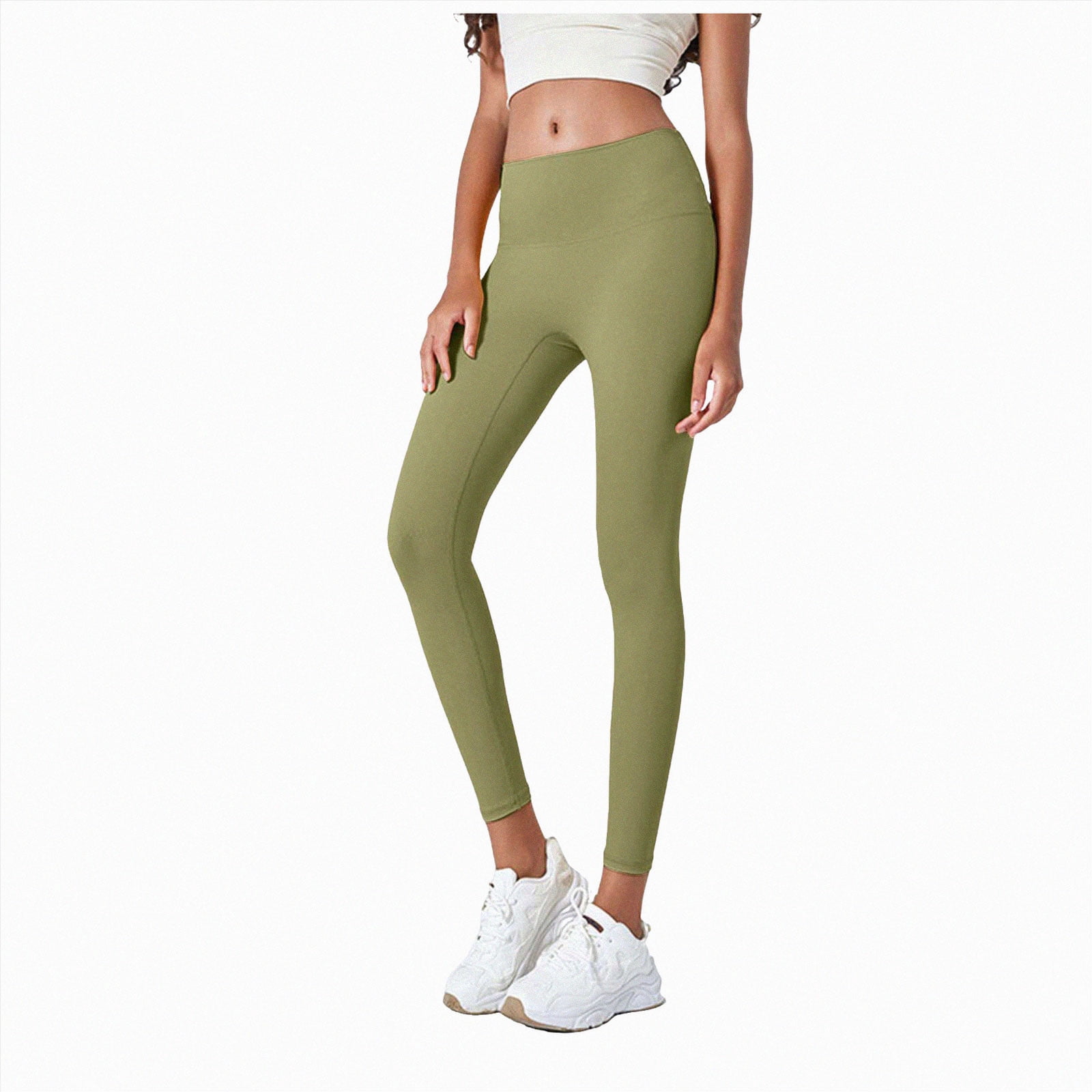 COMVALUE Girls Athletic Leggings Kids High Waisted Activewear Dance ...