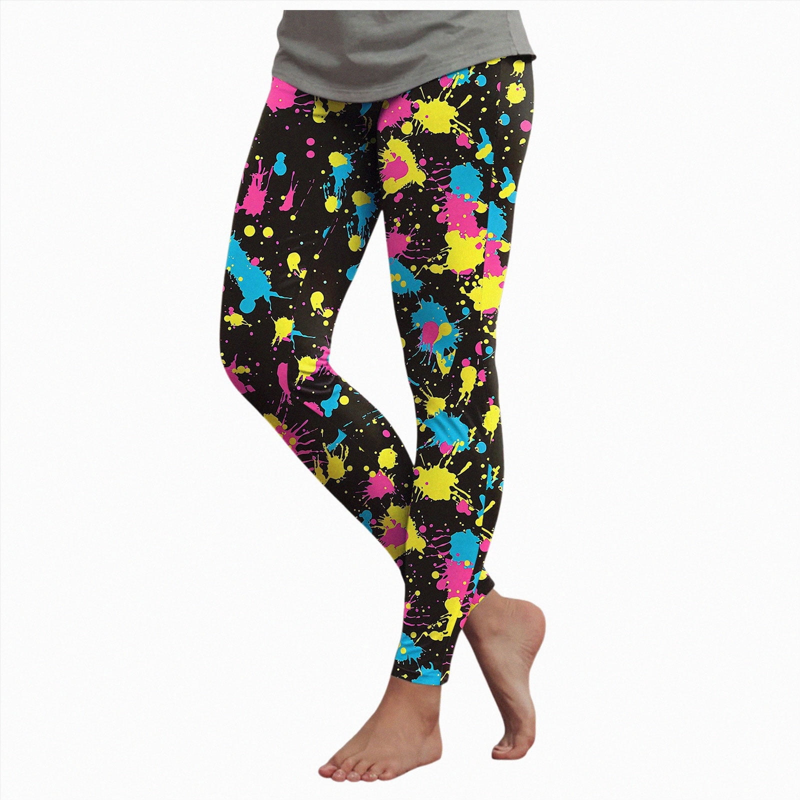 COMVALUE High Waisted Leggings with Pockets Women, Full Length Capri ...