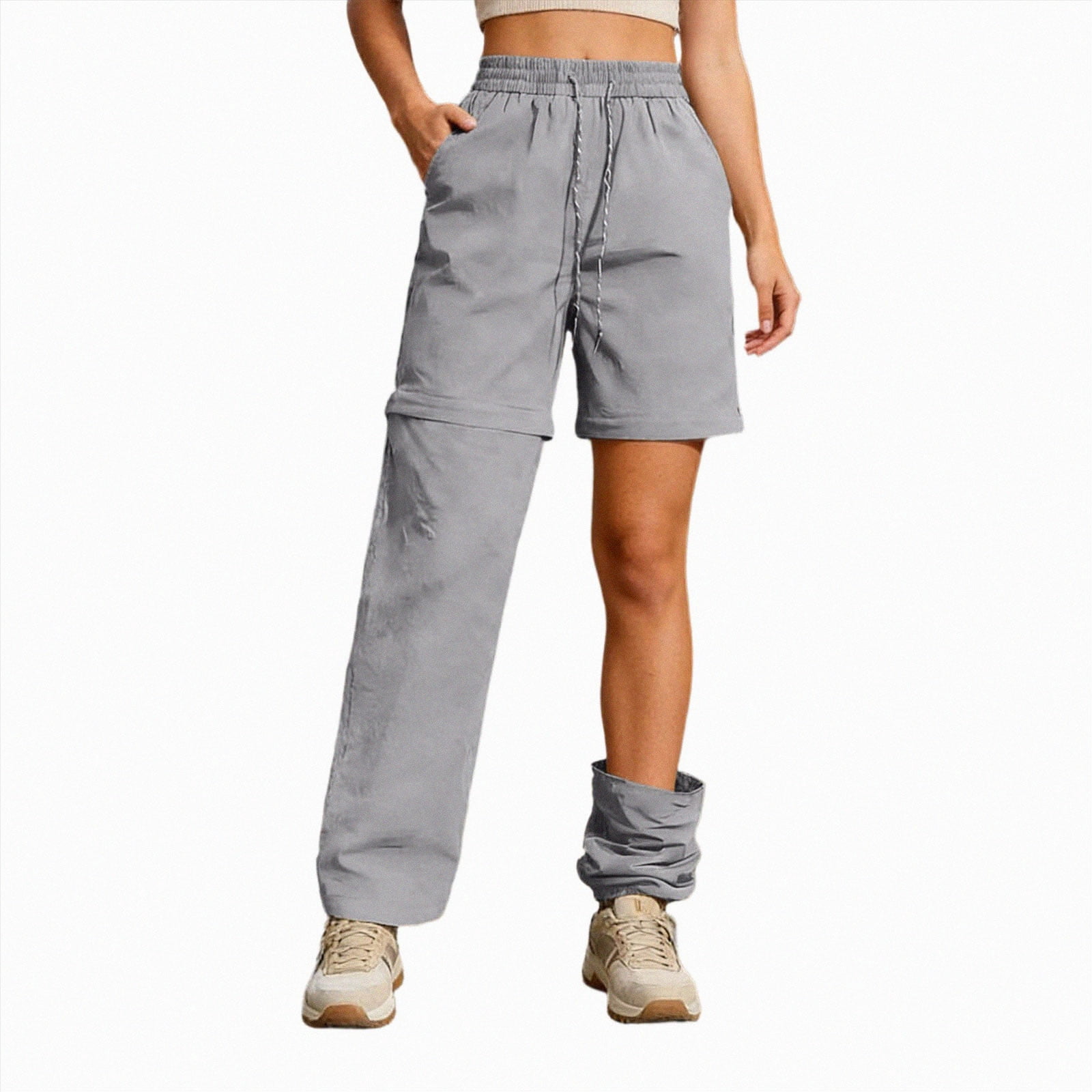 COMVALUE Hiking Pants Women Safari Clothes Zip Off Convertible ...