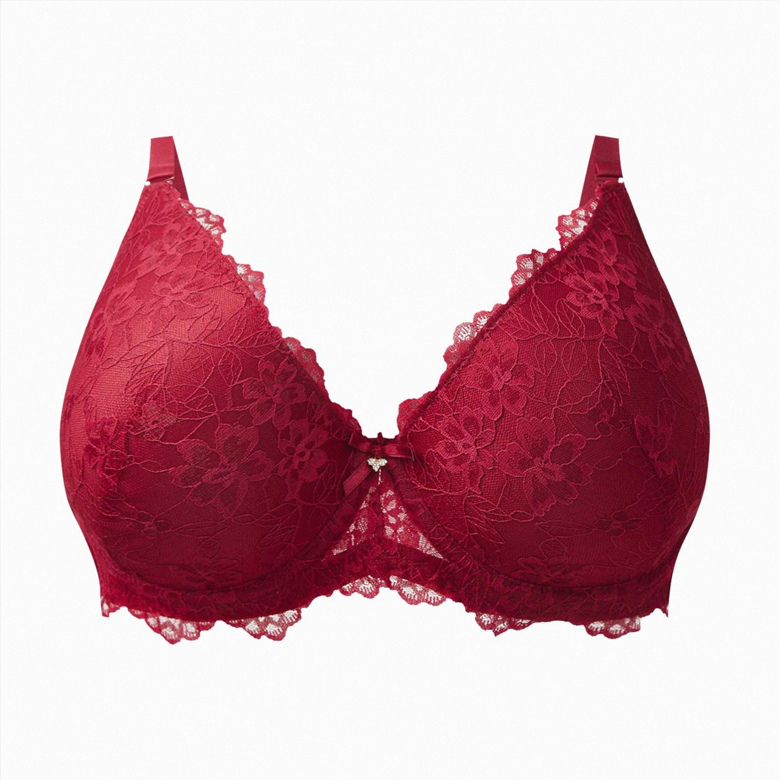 COMVALUE Lace Bras Women Bralettes with Underwire Full Coverage Sexy ...