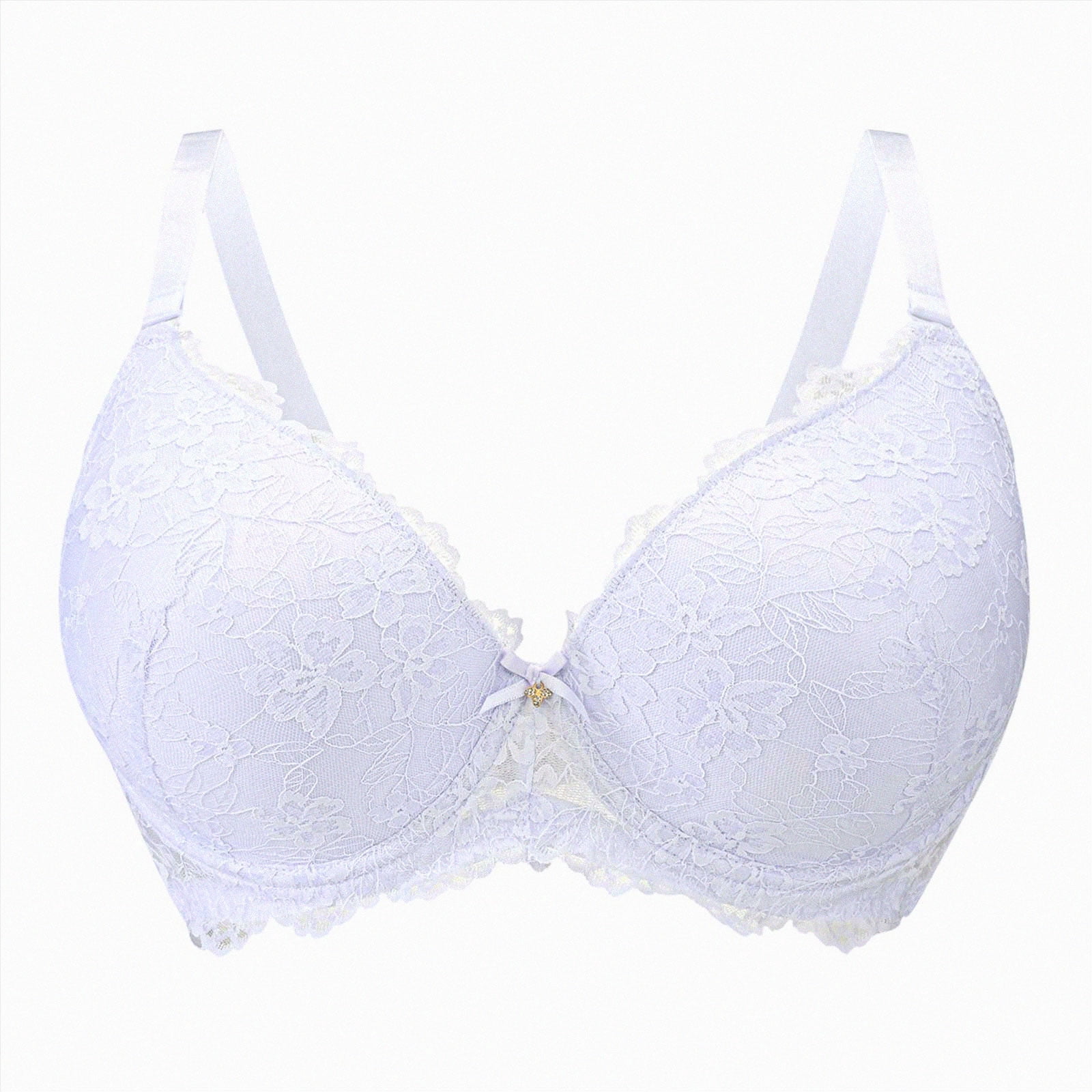 COMVALUE Lace Bras Women Bralettes with Underwire Full Coverage Sexy ...