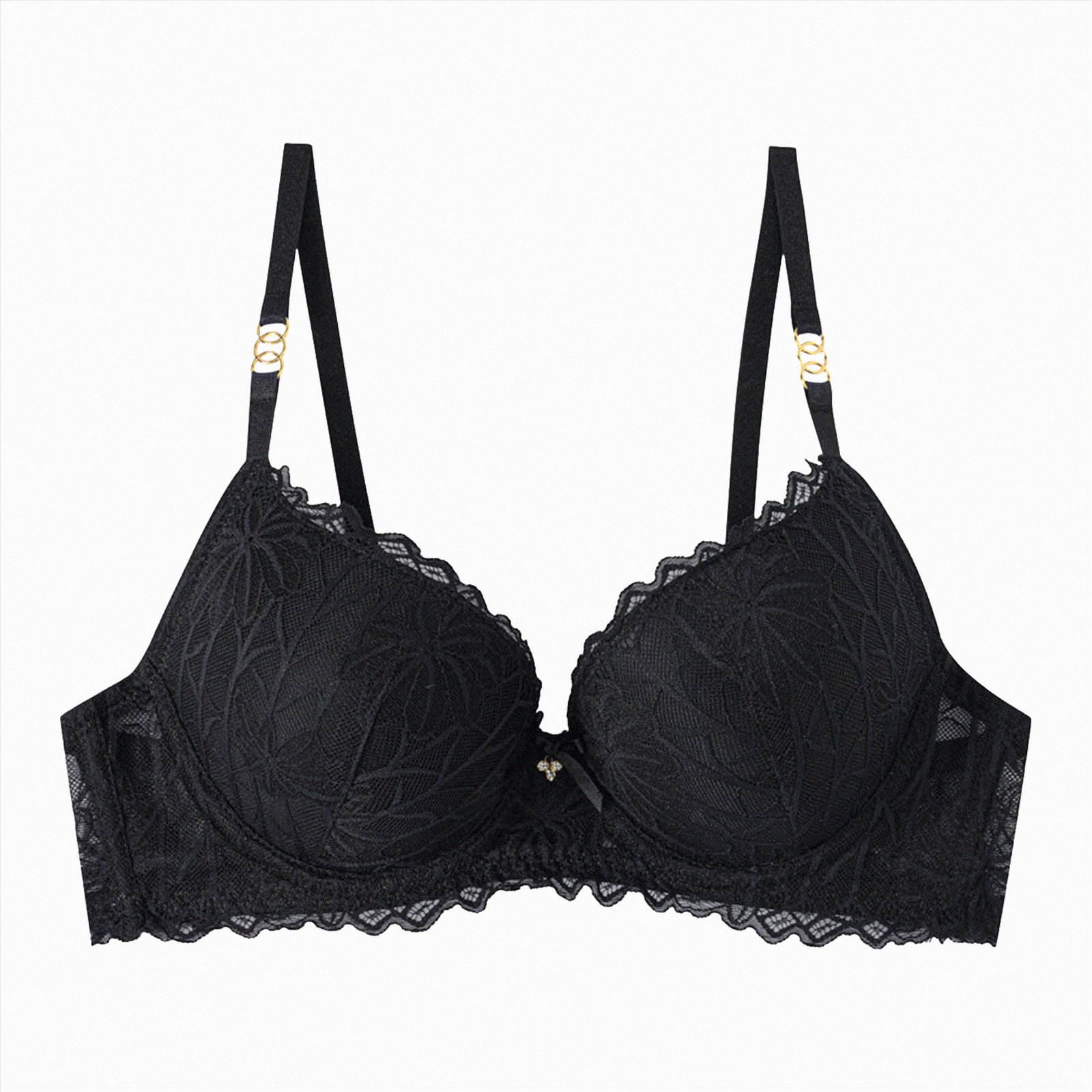COMVALUE Lace Bras Women – Elegant Padded Push Up Bra with Underwire ...