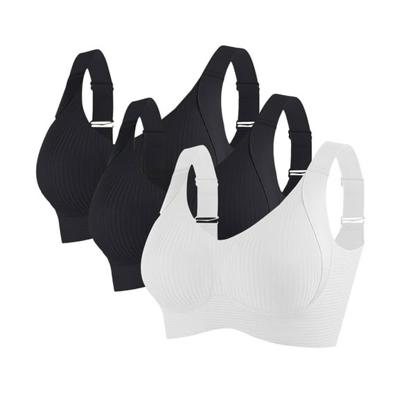 COMVALUE Nursing Bras for Breastfeeding, Seamless Ultra Comfort ...