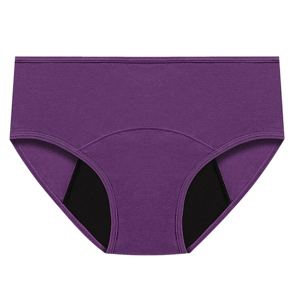 COMVALUE Period Underwear Menstrual Panties High-Cut Cheeky Bikini ...