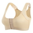 COMVALUE Post Surgery Bras Front Closure Compression Bra Mastectomy ...