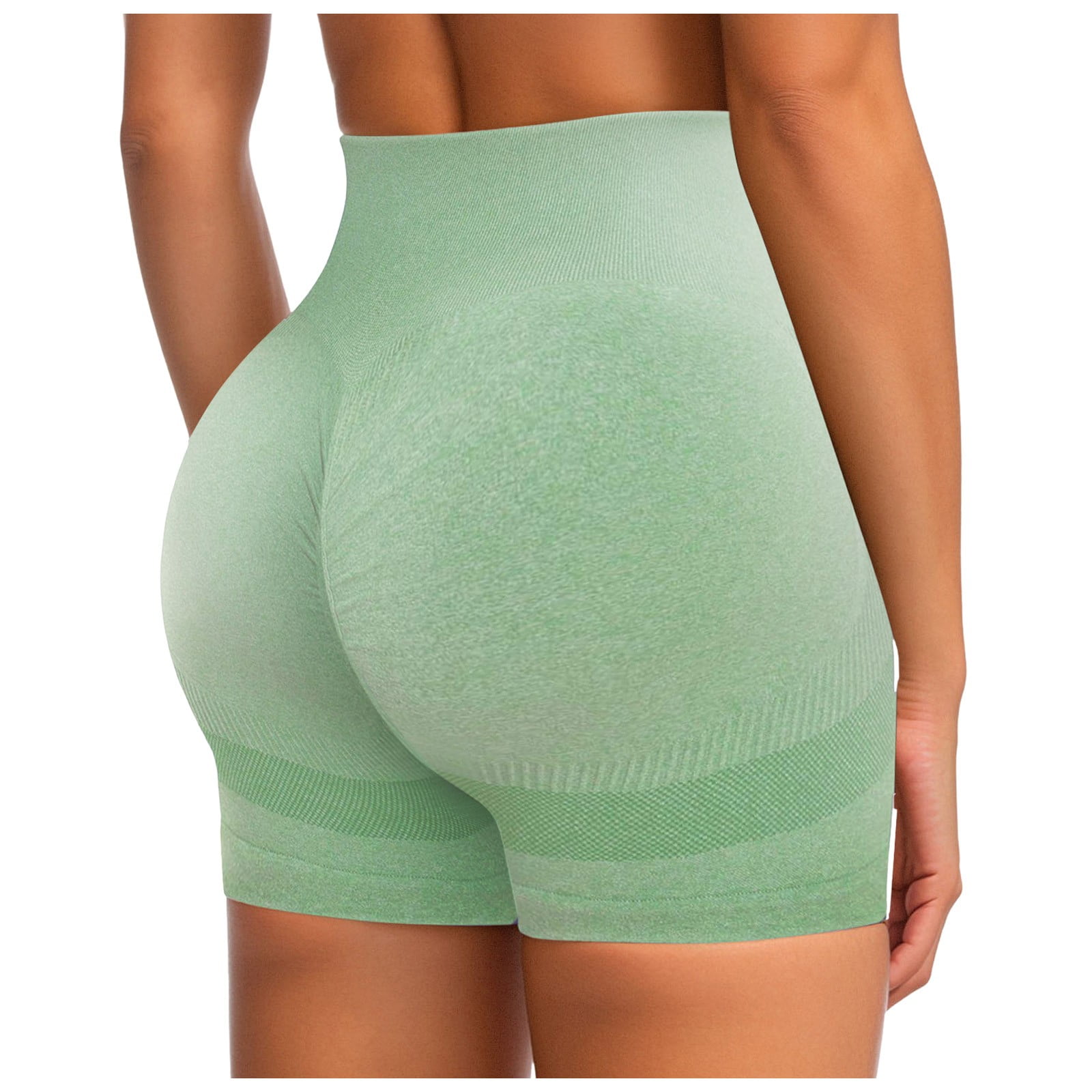 COMVALUE Professional Women Workout Shorts Scrunch Shorts Seamless High ...