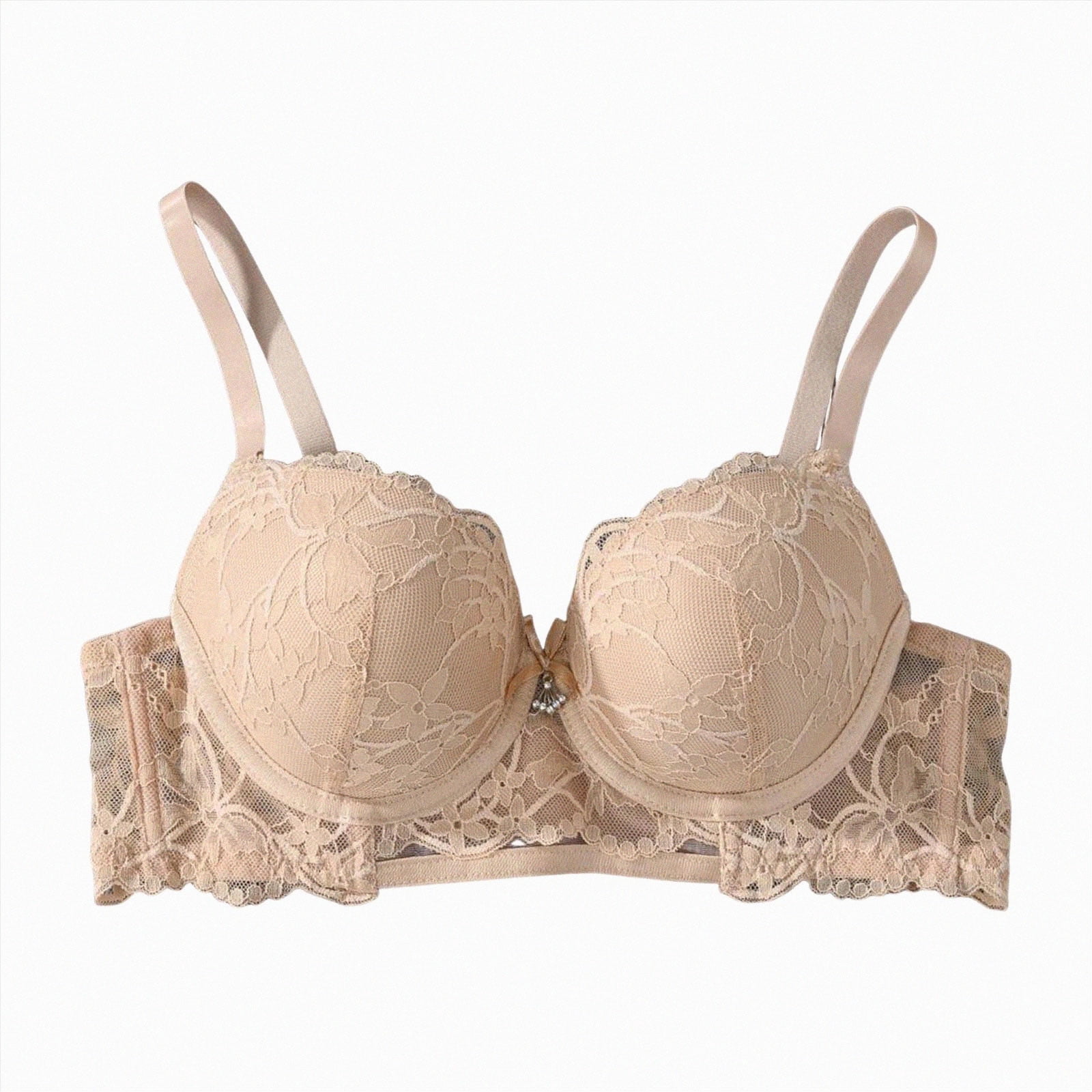COMVALUE Push Up Bras Women Add 2 Cups Sexy Lace Cleavage Extra Padded ...