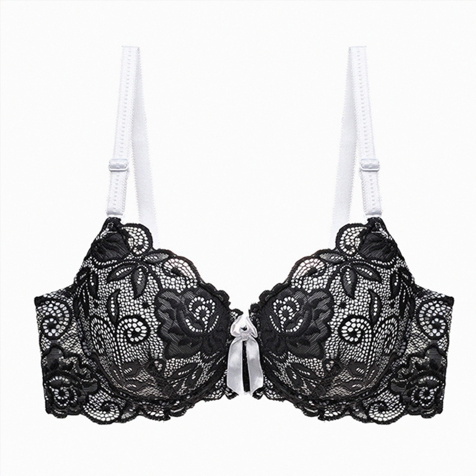 COMVALUE Sexy Lace Bra Large Chest Bc Thin Cup Cross-Border Gathering ...