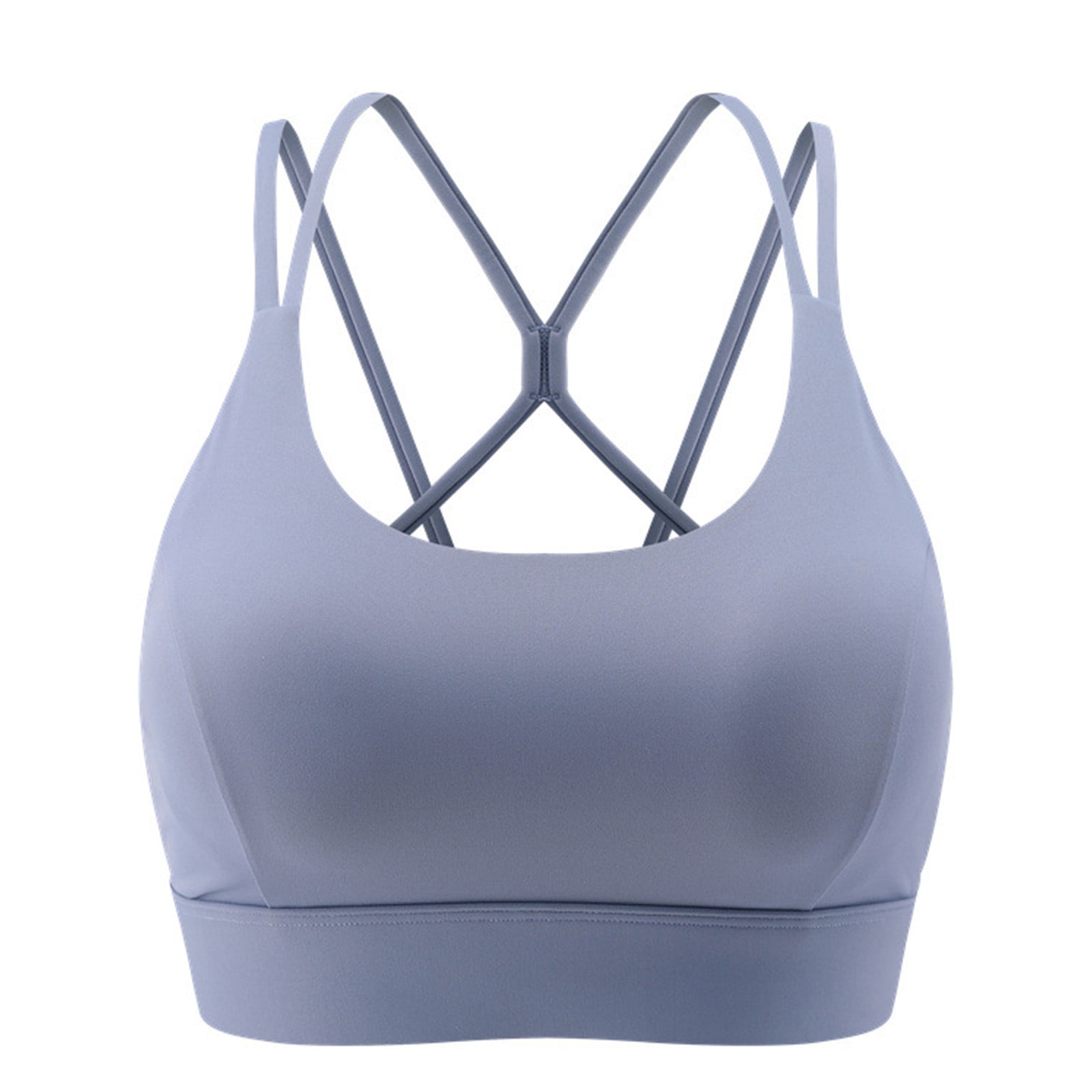 COMVALUE Sports Bra for Women Sexy Crisscross for Yoga Running Athletic ...
