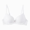 COMVALUE Woman's Lace Push-up Bra (White, 90C) - Walmart.com