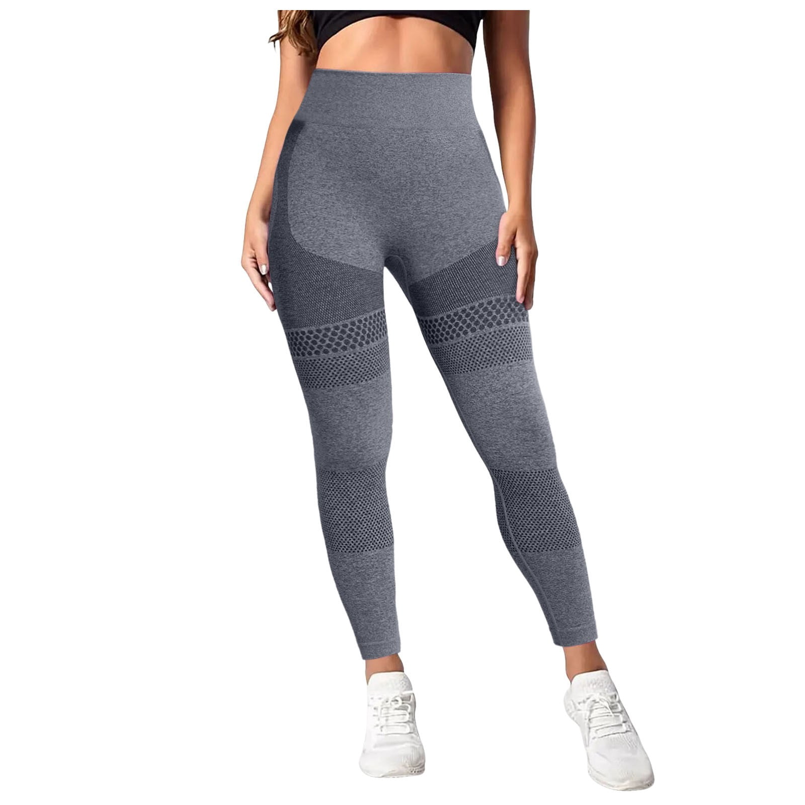 COMVALUE Women Scrunch Butt Lifting High Waisted Textured Leggings ...