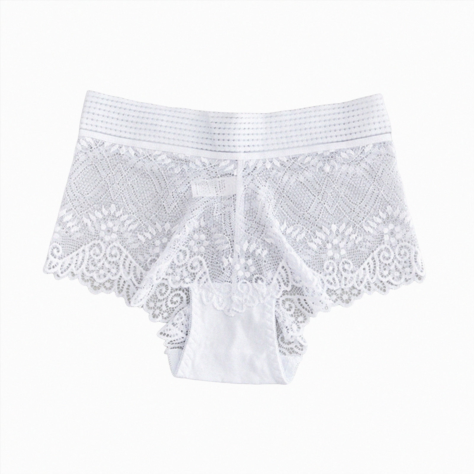 COMVALUE Women Sexy Lace Briefs Transparent Floral Edge Underwear ...