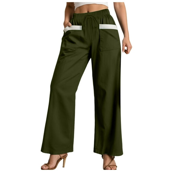 COMVALUE Women's 2026 Casual Wide Leg Pants Drawstring Waist Color ...