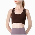 COMVALUE Women's Active Total Train Medium Support Racerback Sports Bra ...
