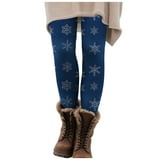 COMVALUE Women's Christmas Leggings Funny Graphic Legging Casual Soft ...