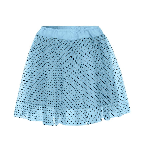 COMVALUE Women's Layered Skirts Elastic Waist Chiffon Half Slips Skirts ...