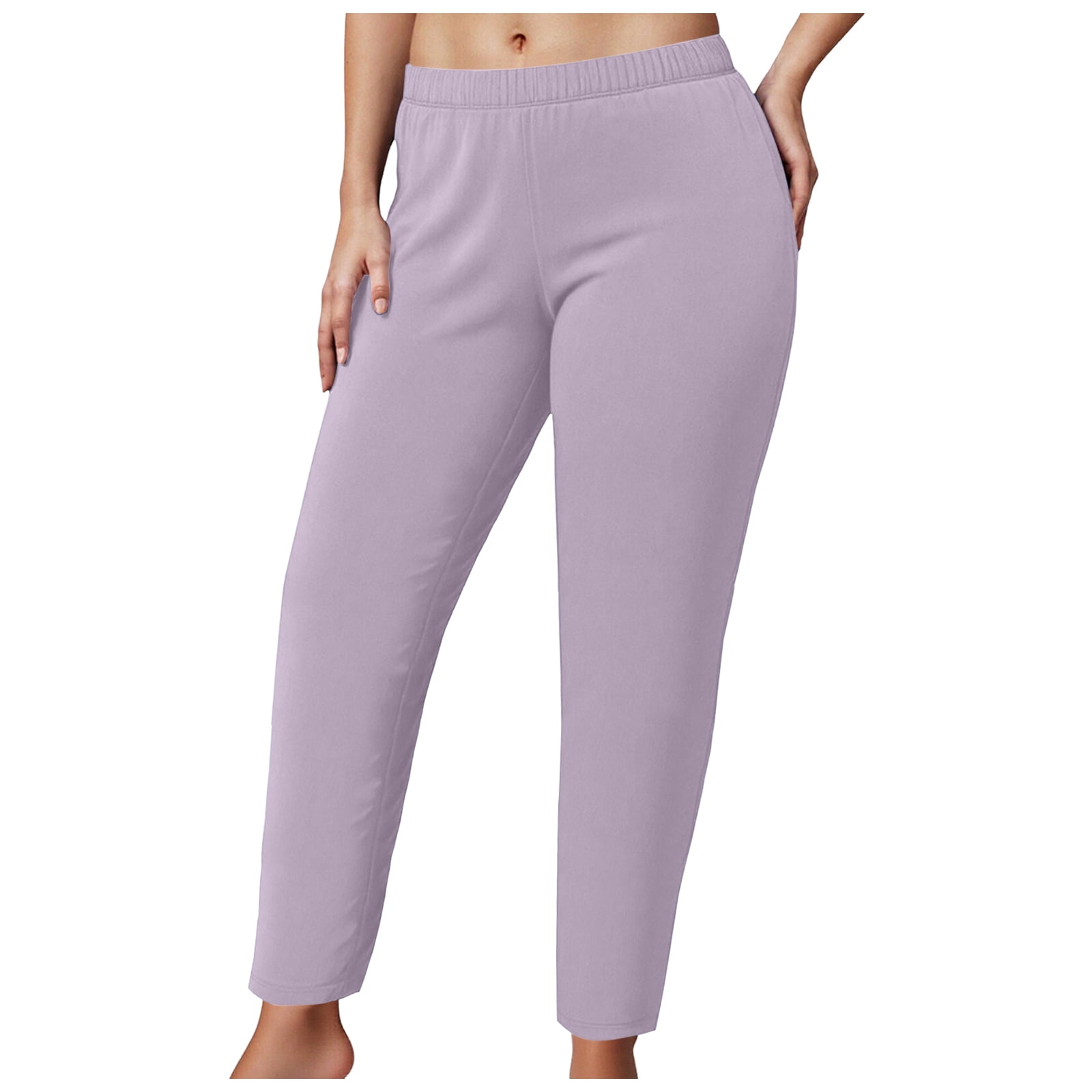 COMVALUE Women's Plus Workout Leggings High Waisted Lounge Tummy ...