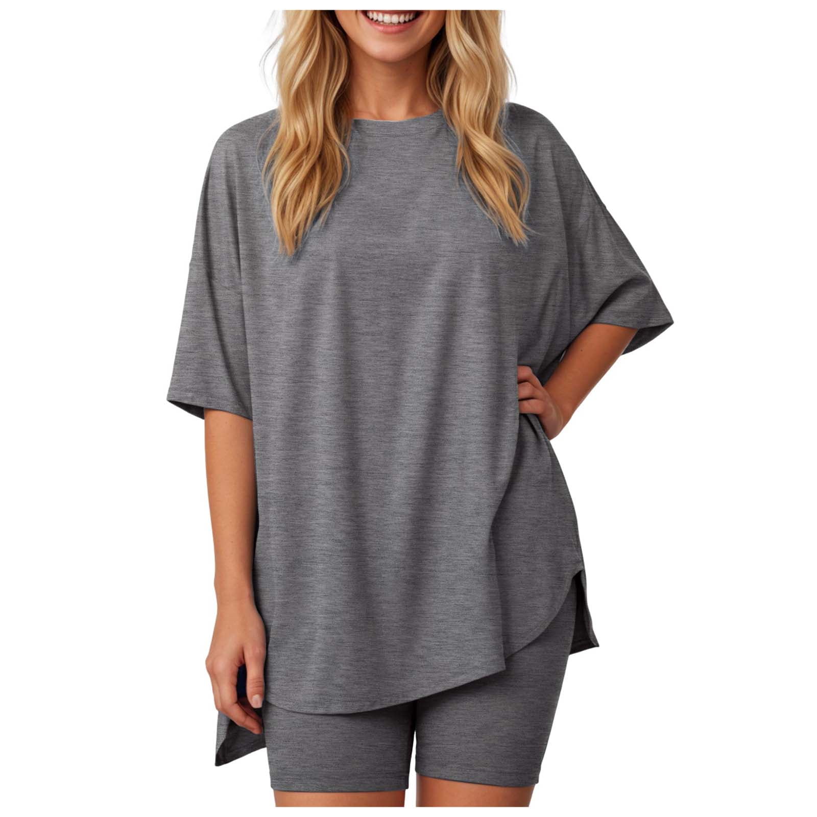 COMVALUE Women's Two Piece Short Sets Summer Lounge Sweatsuits Outfits ...