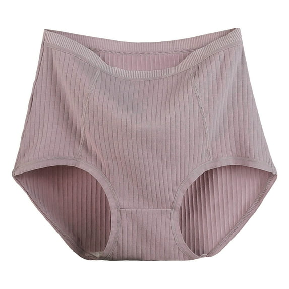 COMVALUE Women's Underwear High Waisted Panties Full Coverage Ladies ...