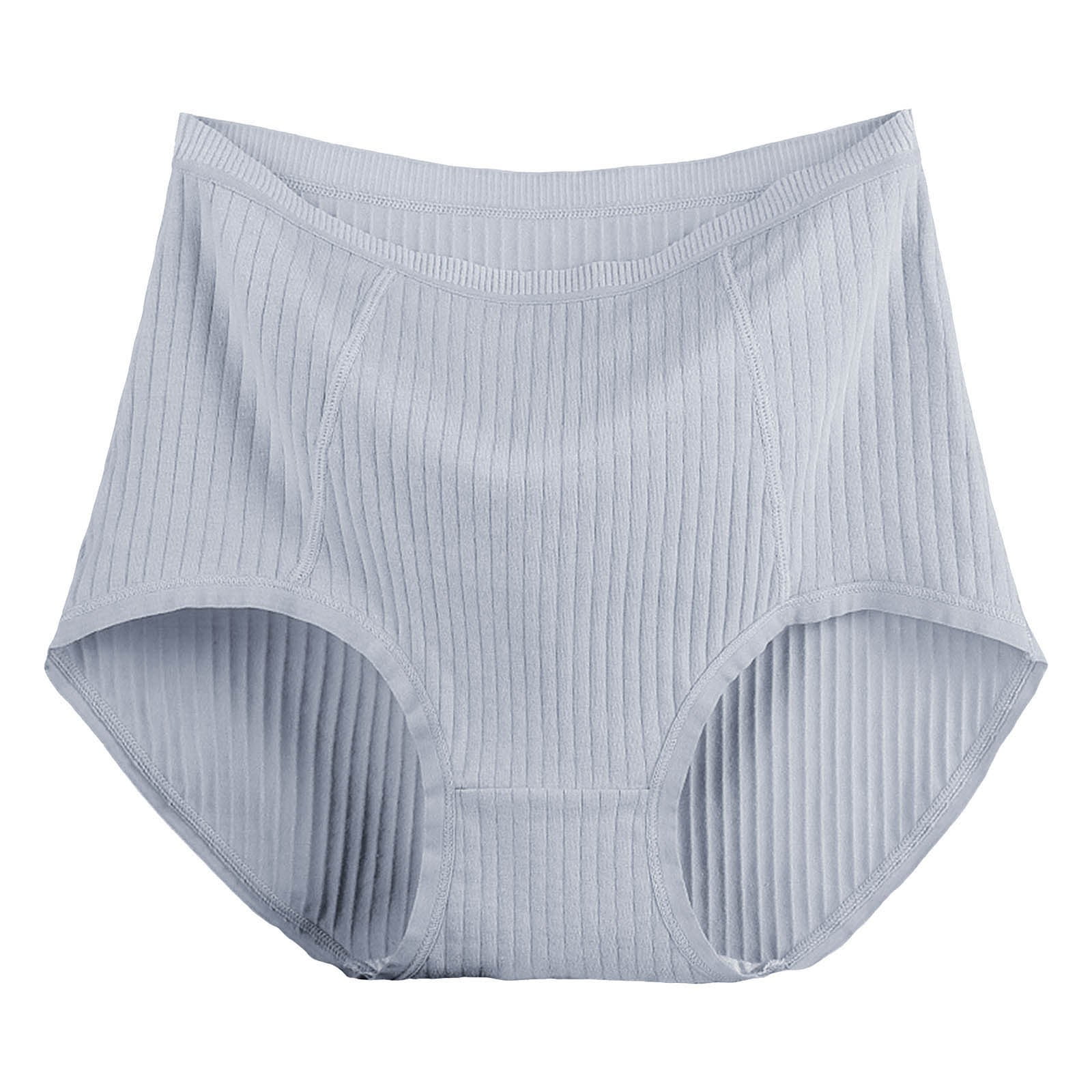 COMVALUE Women's Underwear High Waisted Panties Full Coverage Ladies ...