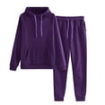 COMVALUE Womens 2 Piece Outfits Lounge Hoodie Sweatsuit Sets Oversized ...