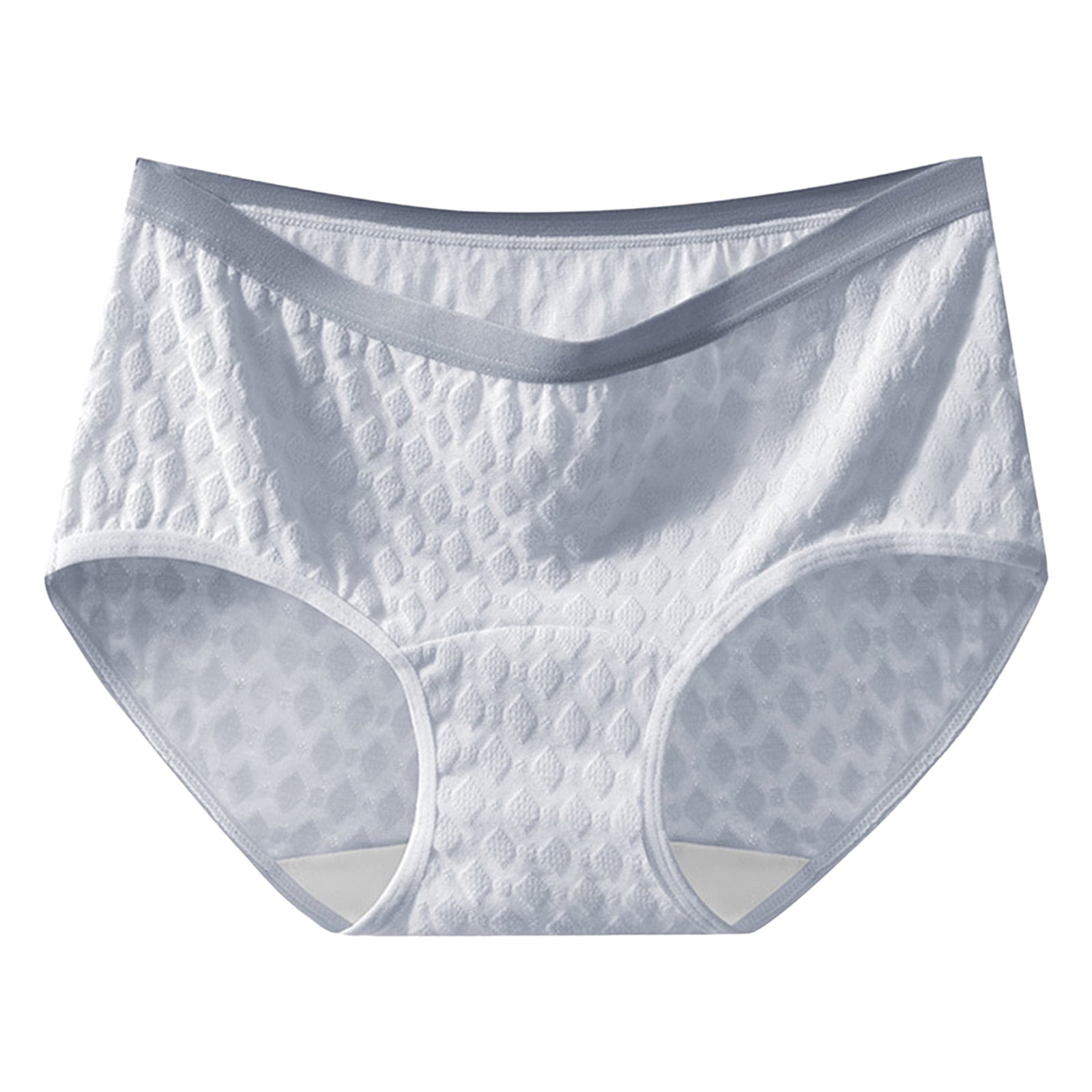 COMVALUE Womens Comfort High Rise Brie Seamless Brief Panty Stretch ...