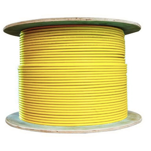COMZON 500ft Armored Plenum 6 Strand Singlemode Fiber Optic Cable OS2 ...