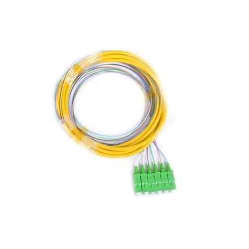 COMZON 6 Strand Fiber Distribution Pigtail, Singlemode, SC/APC ...