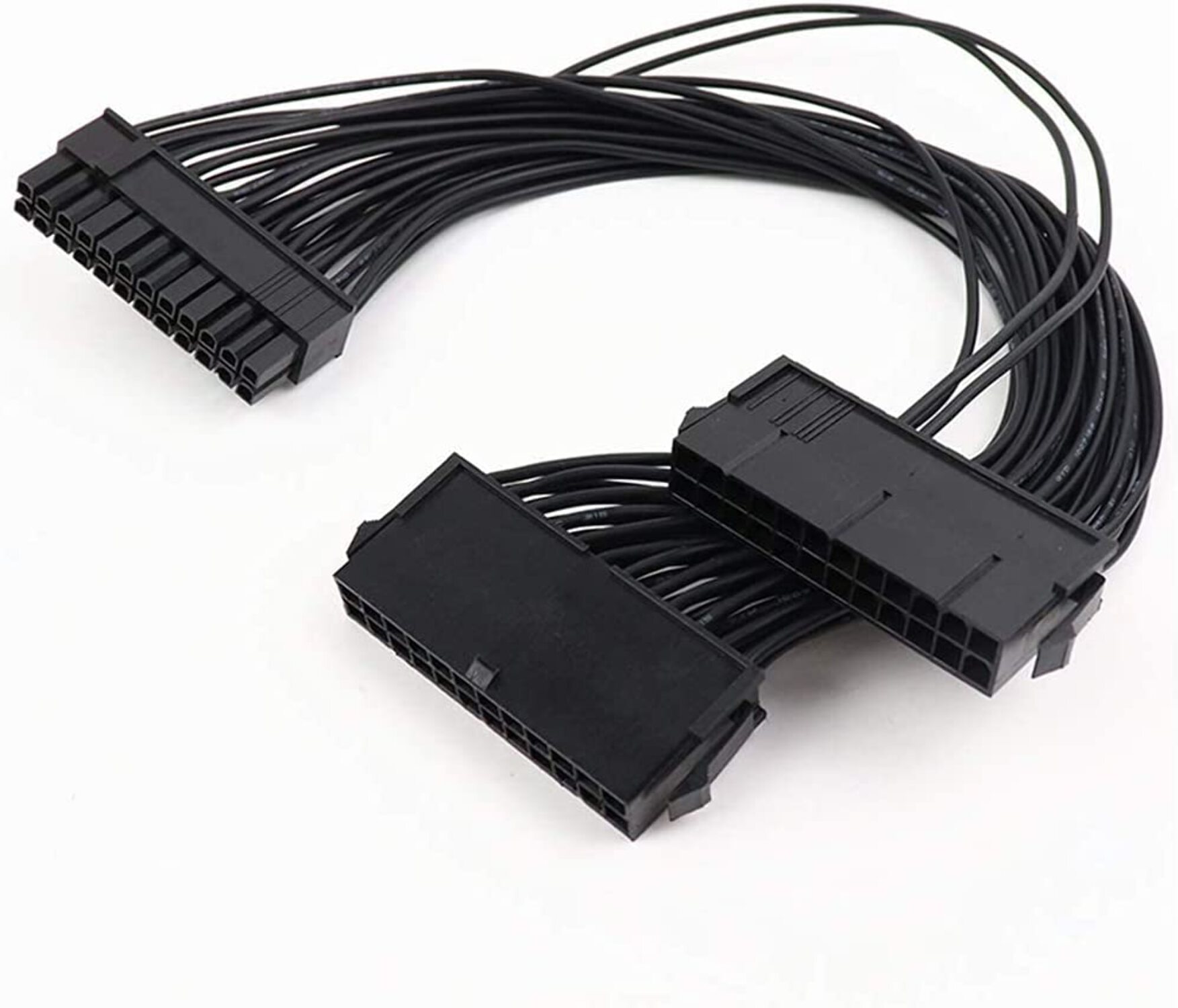 COMeap Dual PSU Power Supply Extension Cable for ATX Motherboard,Full ...