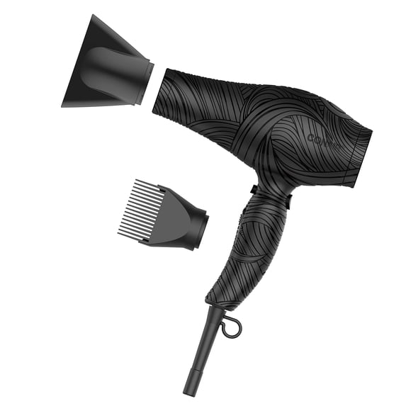 Conair The Curl Collective 1875 Watt Ionic Ceramic Hair Dryer, Black ...