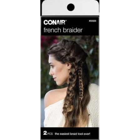 Conair Quick Twist Hair Braider with Bonus Elastics, Ribbons, Hair ...