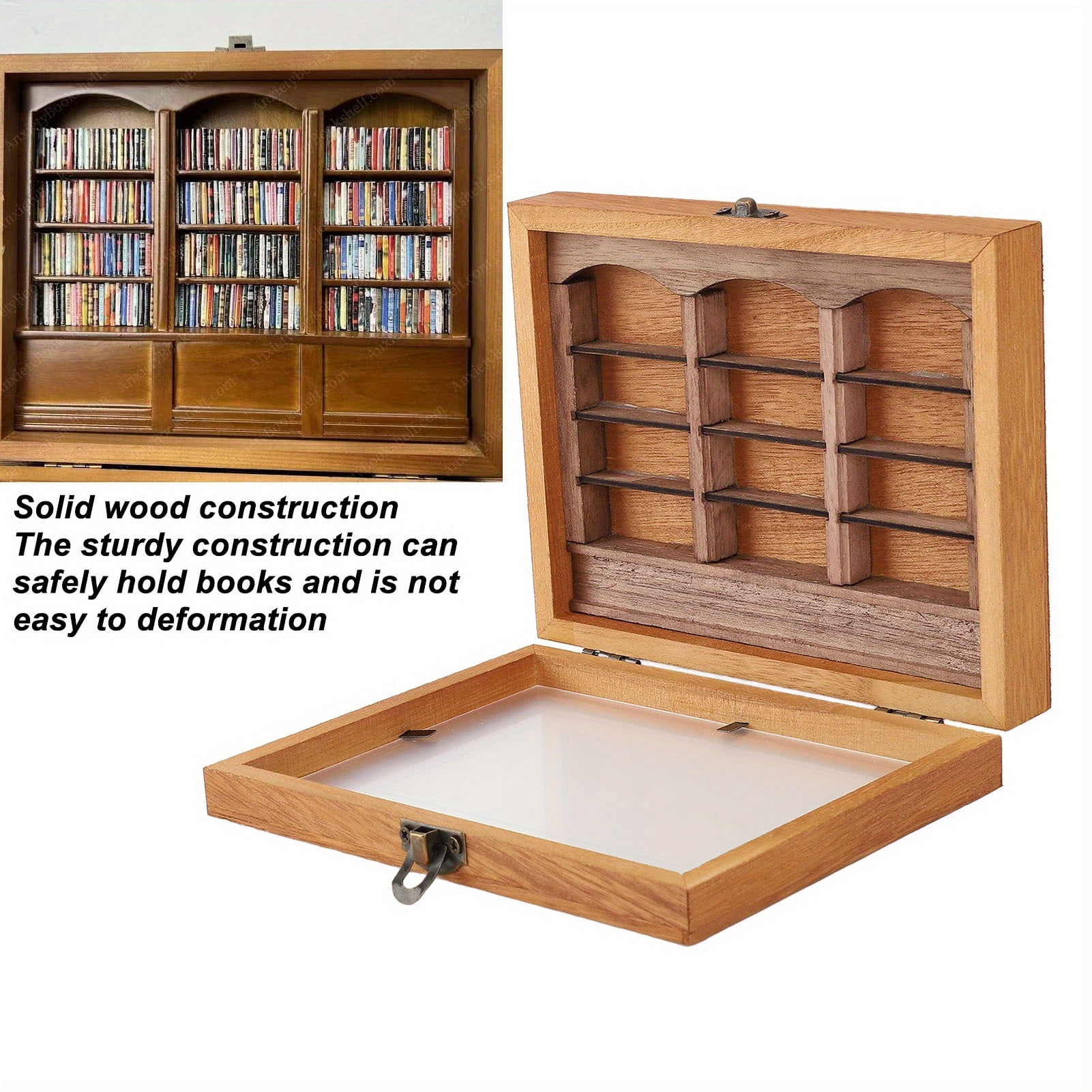 CONAVAS Anxiety Bookshelf for Adults Contains Mini Books, Mini Library ...