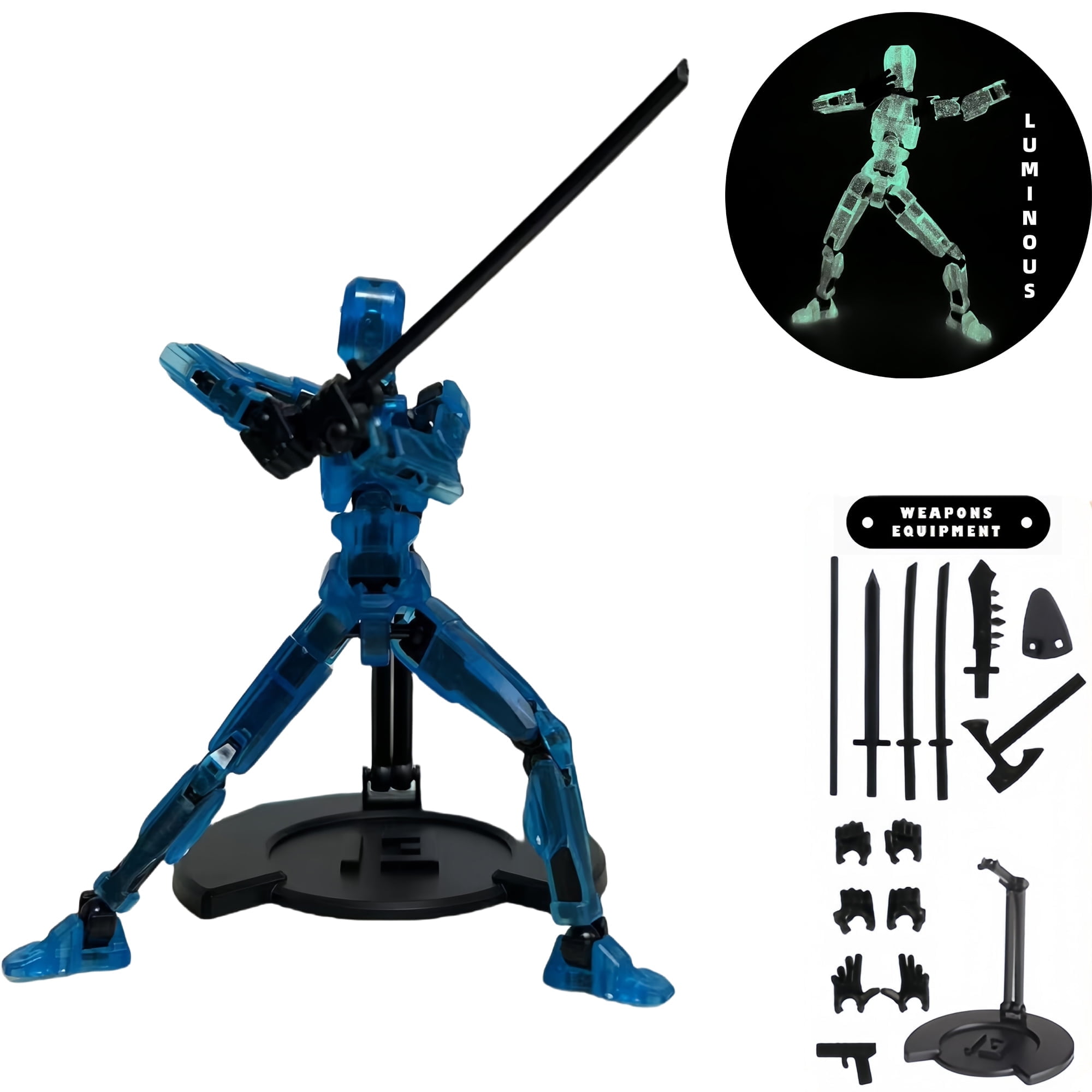 CONAVAS Assembly Completed One Piece T13 Action Figure Lucky Robot Toys ...