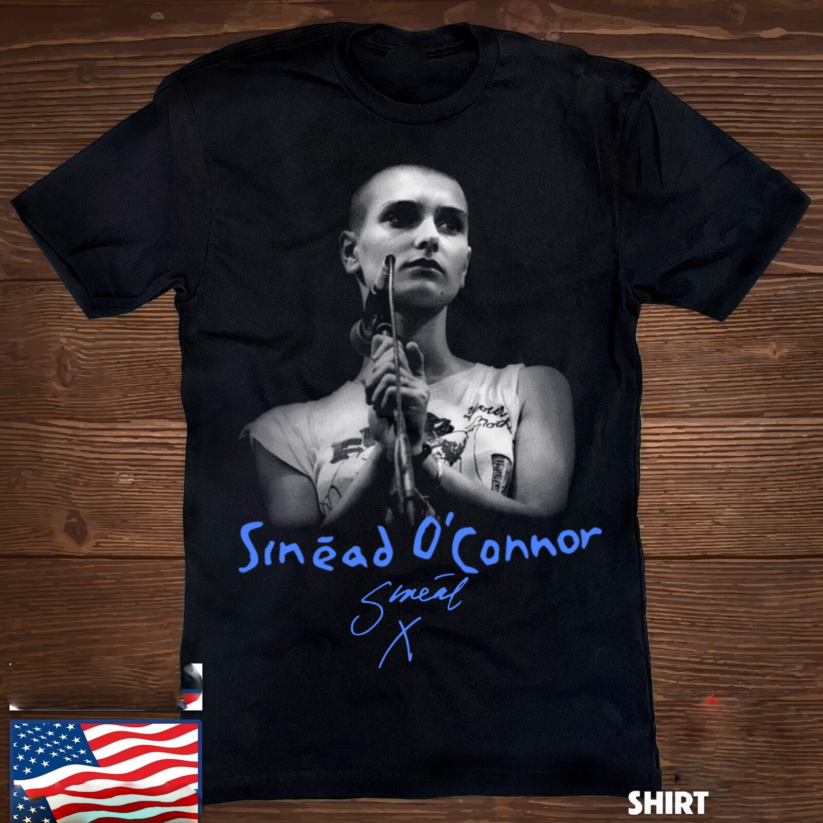 CONCERT Tour Sinéad O Connor signature T Shirt Black S-5XL II351 ...