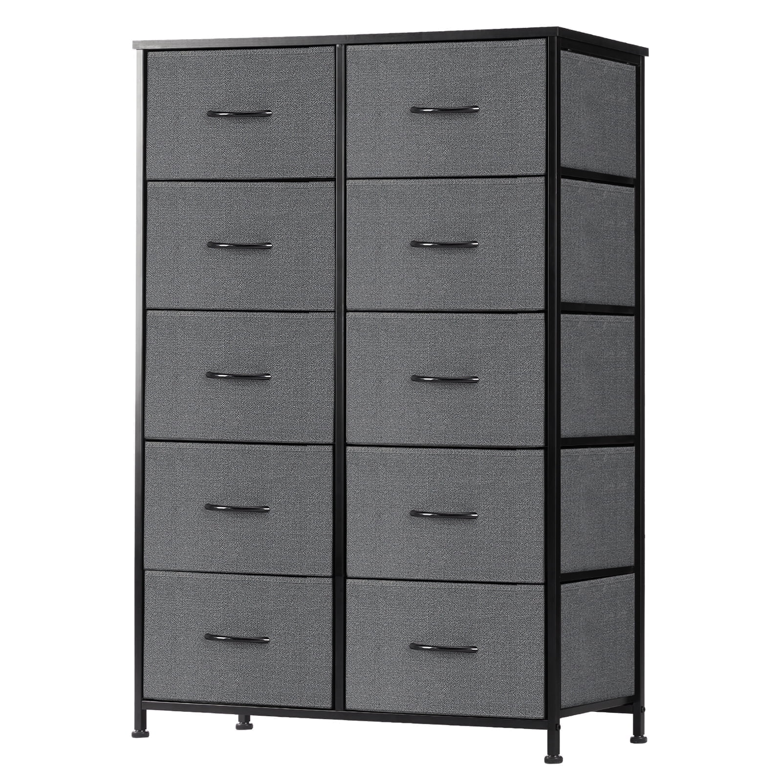 CONCETTA 10-Drawer Dresser, Fabric Storage Tower Organizer for Bedroom ...