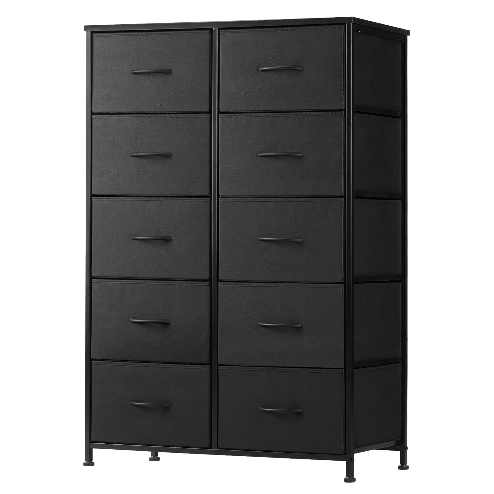 CONCETTA 10-Drawer Dresser, Fabric Storage Tower Organizer for Bedroom ...