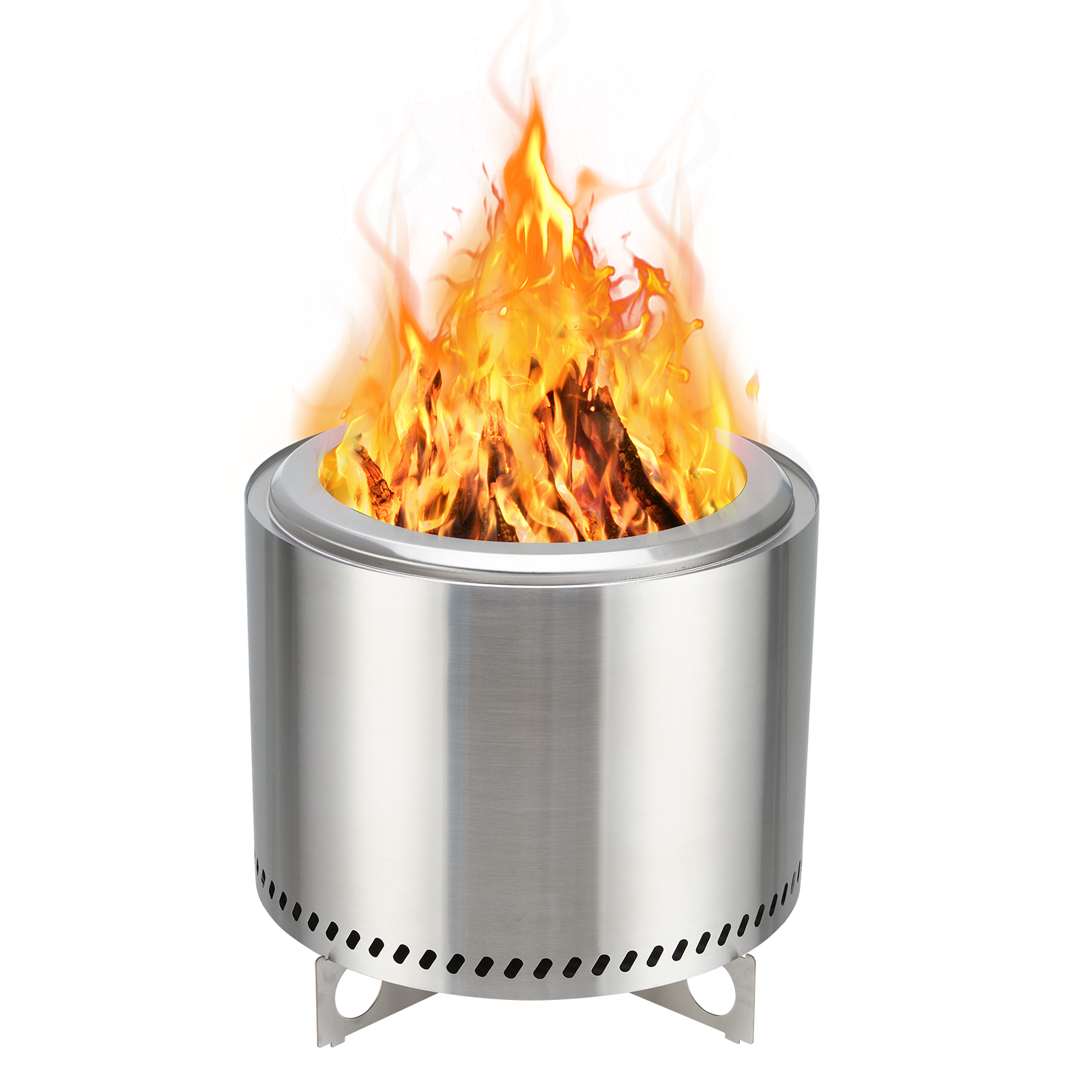 CONCETTA 19 Inch Portable Outside Fire Pit, Smokeless Fire Pit Camping ...