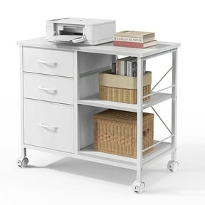CONCETTA Rolling File Cabinet, 7-Drawer Office Storage Organizer with ...